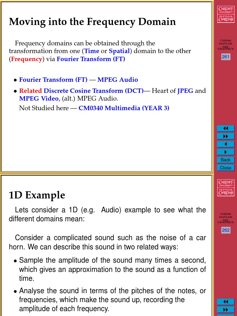 Fourier Transform Basics in MATLAB | PDF | Digital Signal Processing ...
