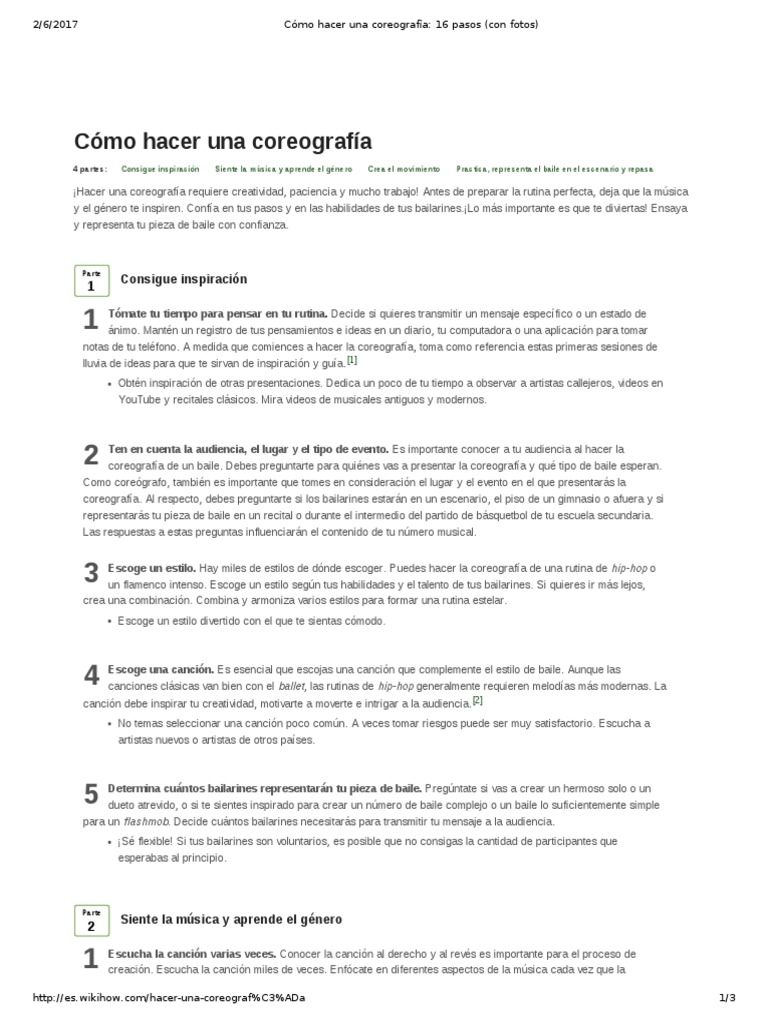 Cómo Hacer Una Coreografía_ 16 Pasos (Con Fotos) | Bailes | Canciones