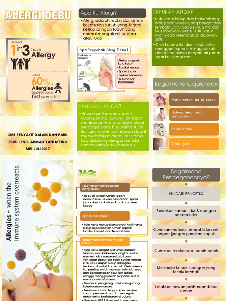 Leaflet Alergi Debu | PDF