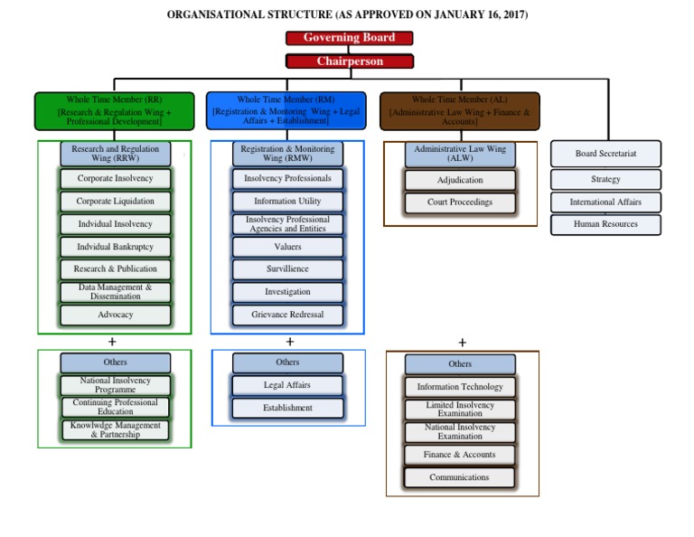 Organization Chart (IBBI) | PDF | Insolvency | Bankruptcy