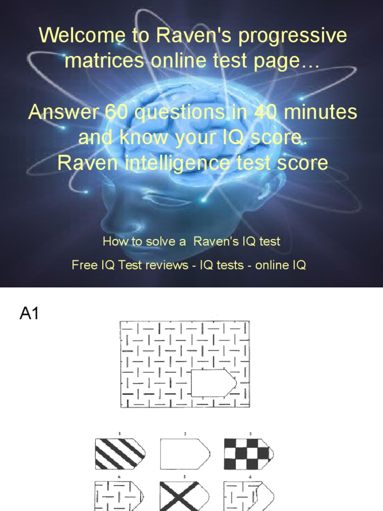 Documents - MX - Ravens Advanced Progressive Matrices Test With Answers ...