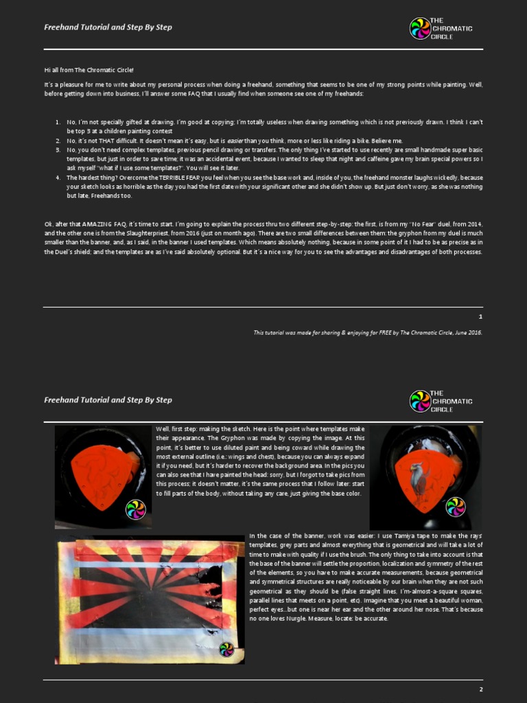 Freehand Tutorial and Step by Step: Easier | PDF | Drawing