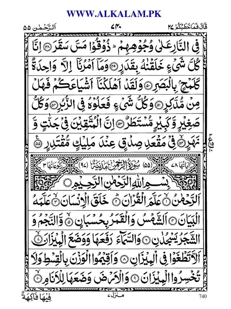 Surah Ar-Rahman | PDF