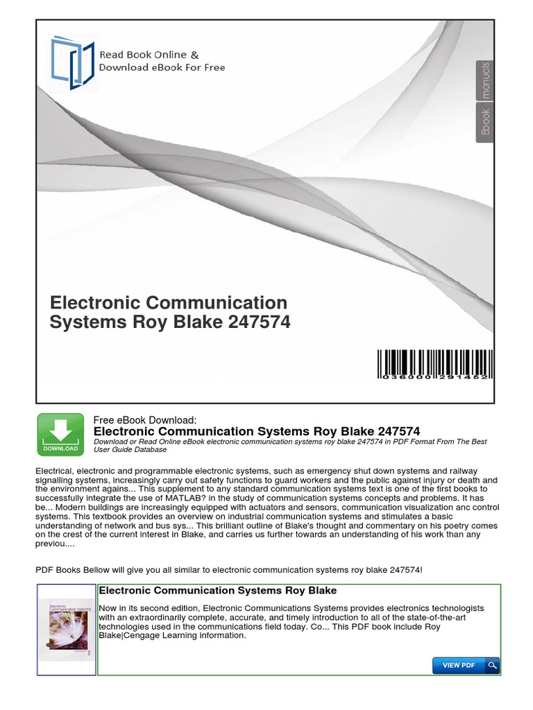 Blake | PDF | Electronics | Telecommunication