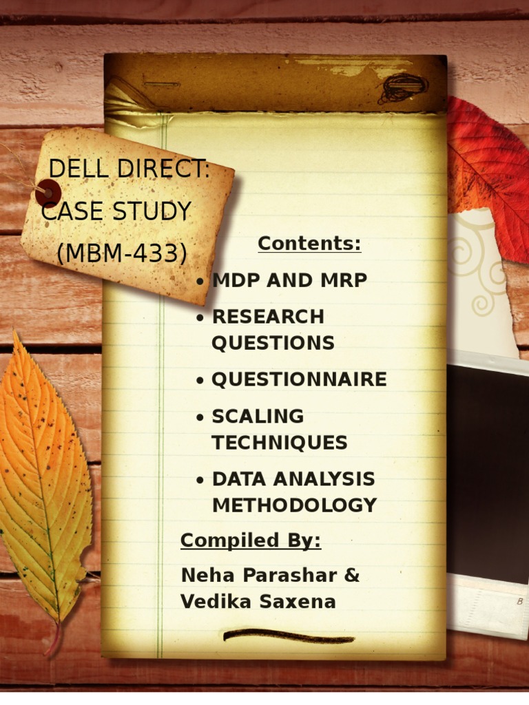 Dell Direct: Case Study (MBM-433) : Contents | PDF
