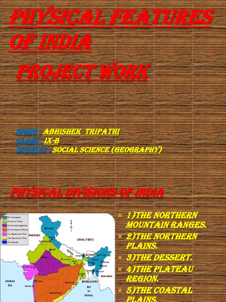 Physical Features of India Explained | PDF | Indian Subcontinent ...