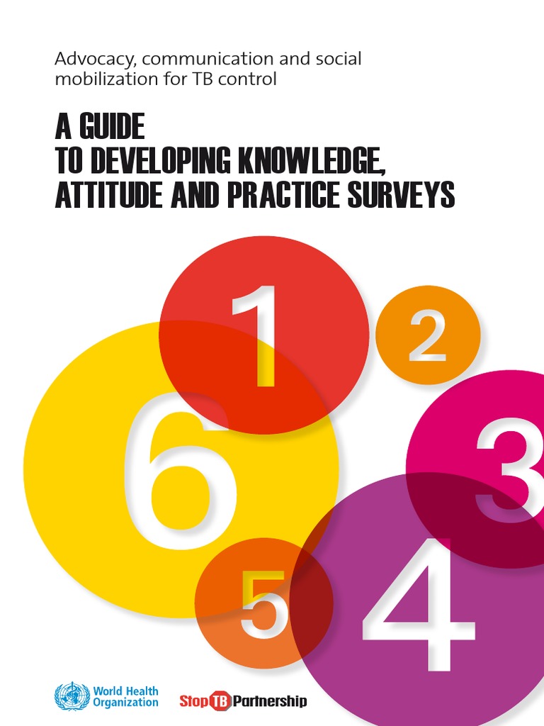 A Guide To Developing Knowledge, Attitude and Practice Surveys | Download Free PDF | Survey ...