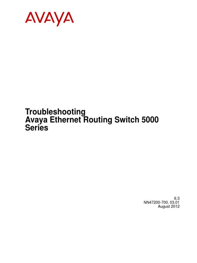 Avaya Troubleshooting | PDF | Radius | Ip Address