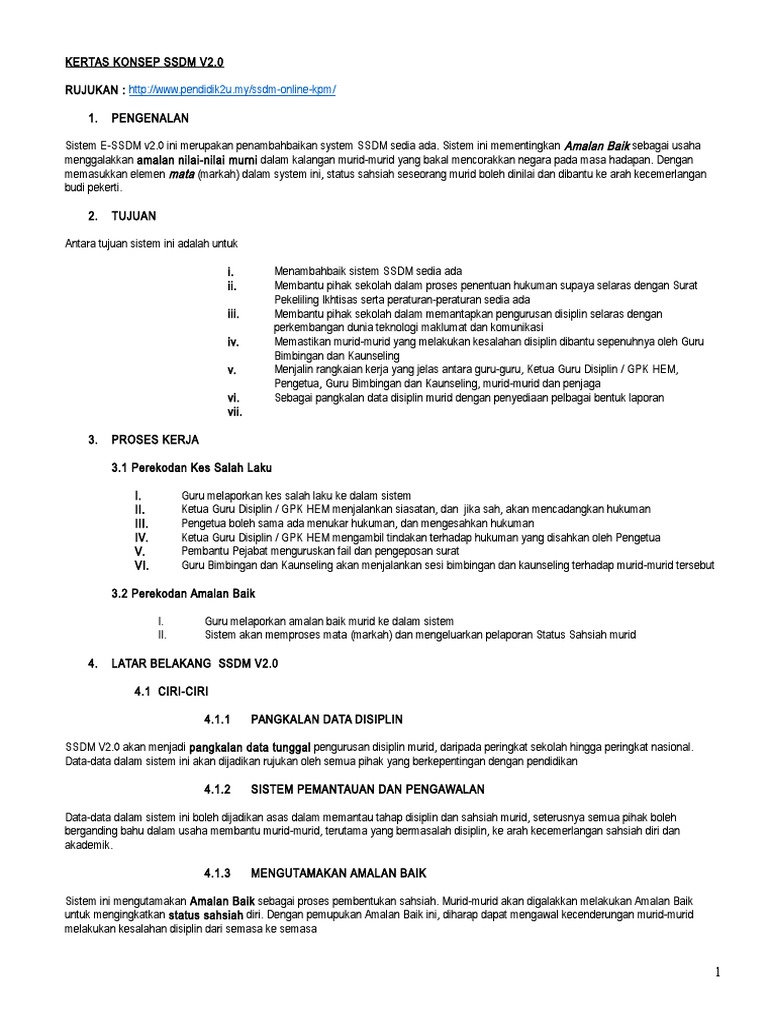 SSDM Sistem Sahsiah Diri Murid 2.0