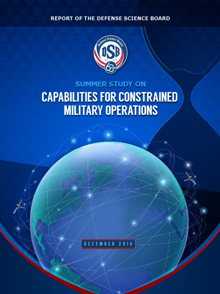 Capabilities For Constrained Military Operations: Summer Study On | PDF ...