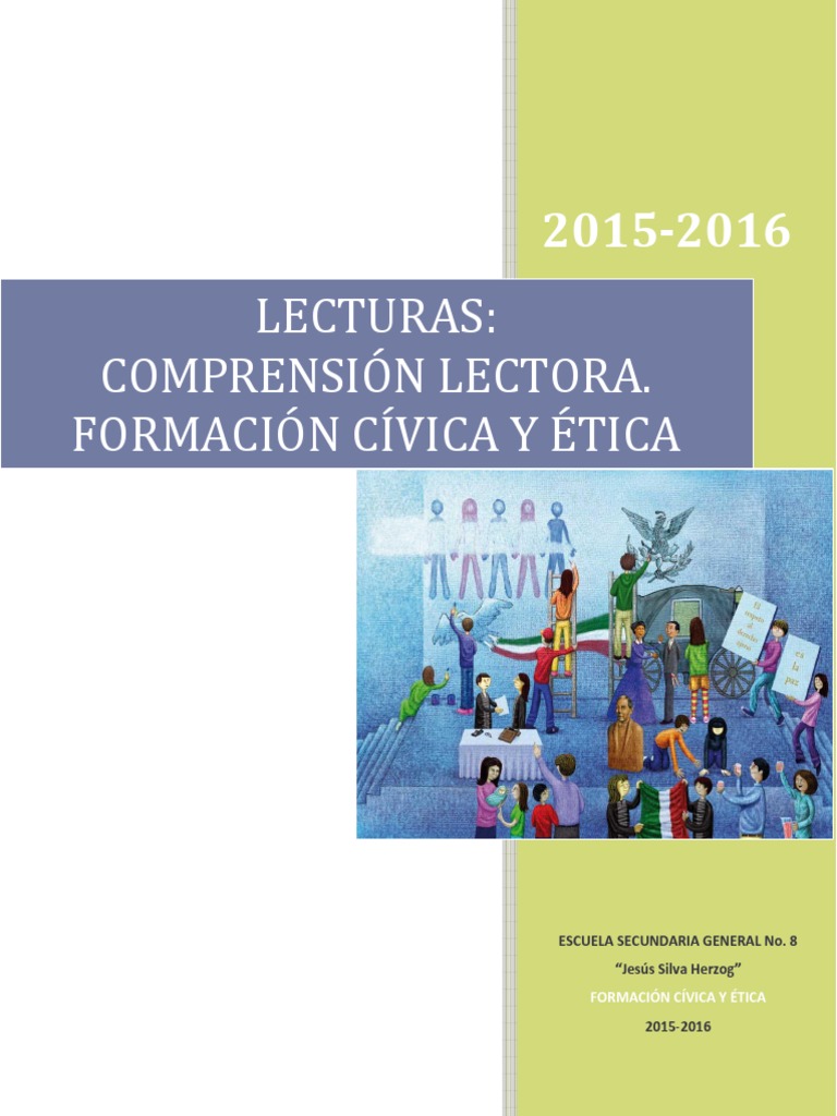 Lecturas Para La Comprensión Lectora Formación Cívica Y ética Pdf
