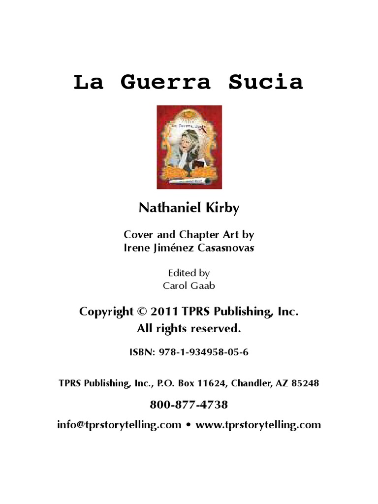 La Guerra Sucia: Nathaniel Kirby | PDF | Leisure