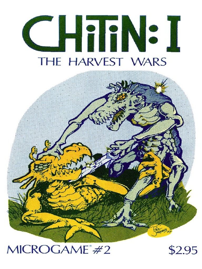 MicroGame 02 Chitin I (1st Print, 1977) | PDF | Unrest | Leisure