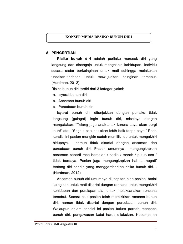 Materi Askep Jiwa (RBD) | PDF