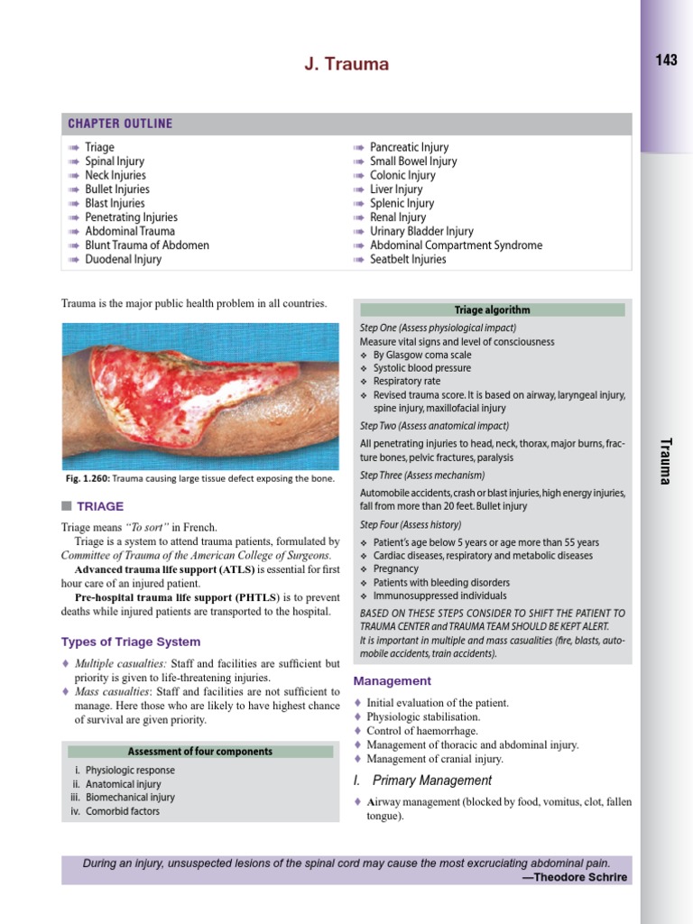 Abdominal Trauma Zones