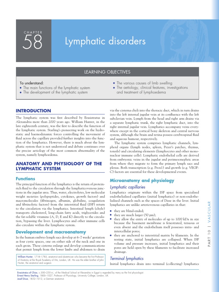 20.lymphatic Disorders | PDF | Lymphatic System | Lymph