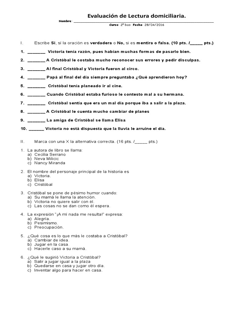 Prueba Nada Me Resulta | PDF | Ocio