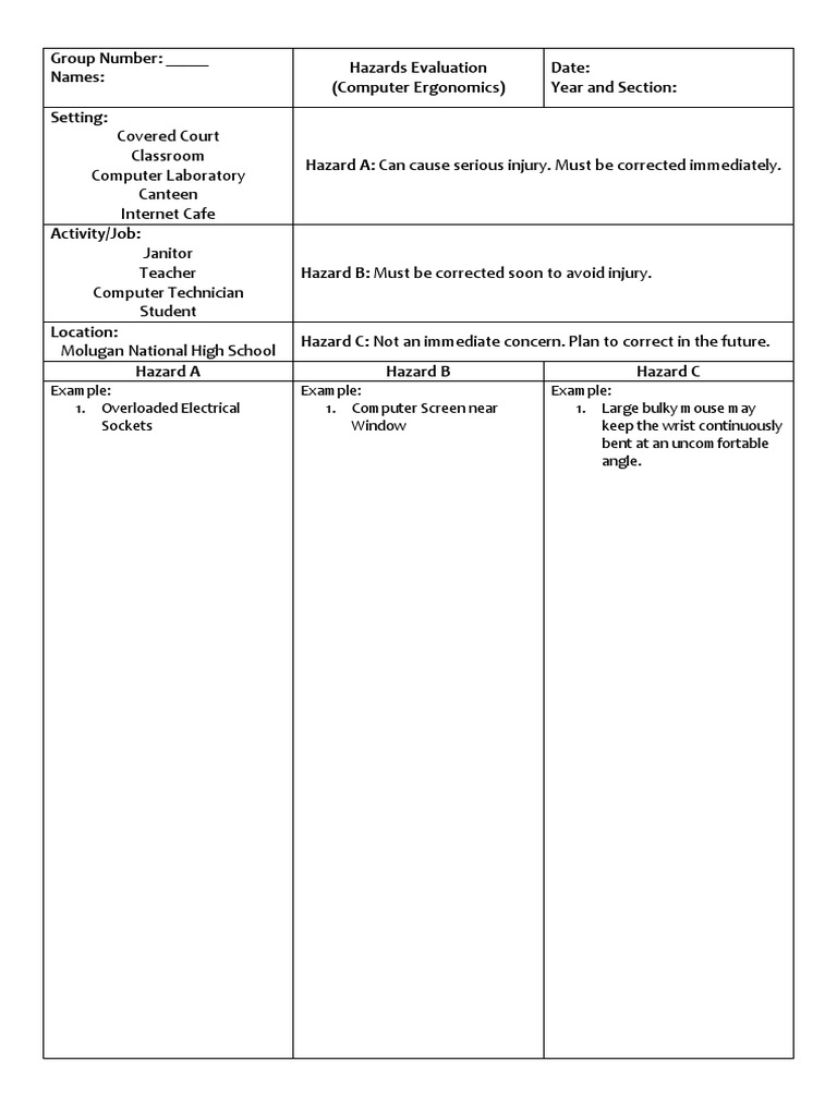 Computer Workstation Ergonomics | PDF | Computing | Computing And ...