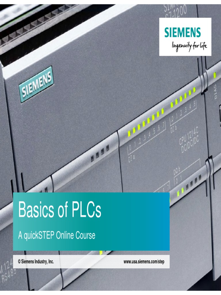 Basics_of_PLCs.pdf | Programmable Logic Controller | Computer Data Storage
