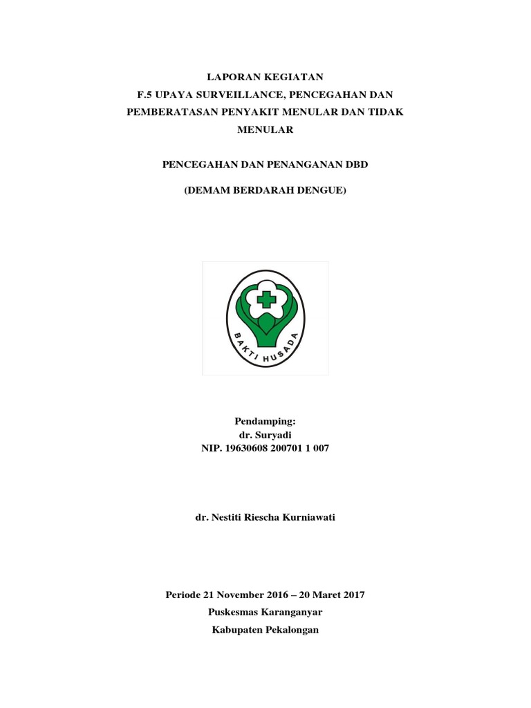 Laporan Kegiatan DBD | PDF