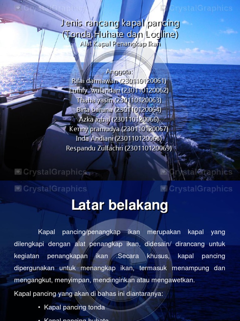 Jenis-Jenis Kapal Pancing Ikan | PDF | Ilmu Sosial