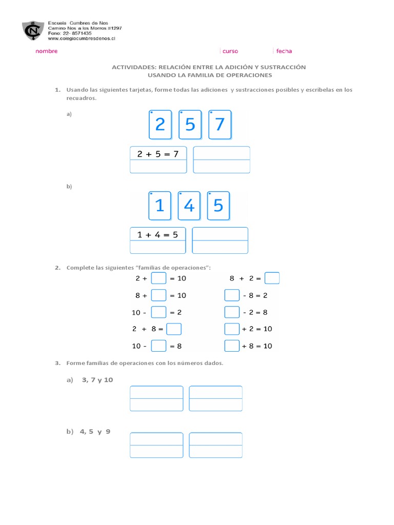 Familia de Operaciones | PDF | Informática