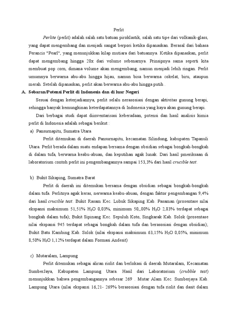 Perlit | PDF