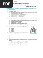 Soal Ulangan IPA KELAS 8 SISTEM PERNAFASAN | PDF