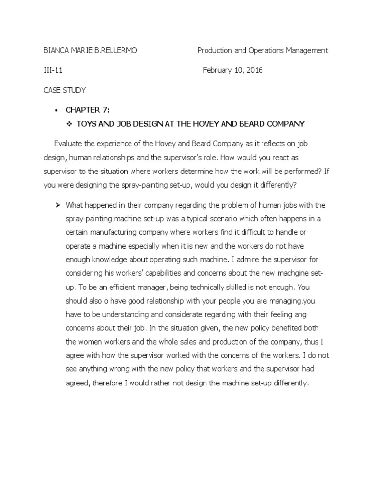 POM Caselets | PDF | Inventory | Supply Chain