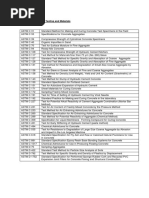 Astm Standard List | PDF | Concrete | Asphalt