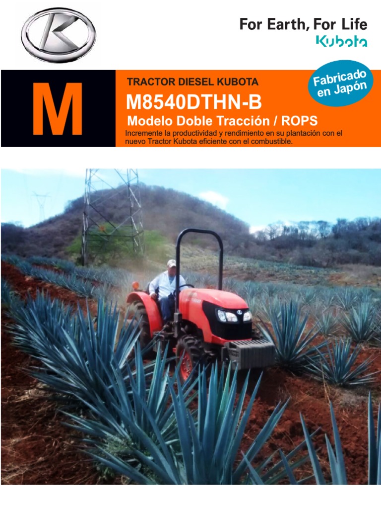 Tractor M8540 | PDF | Tractor | Tracción en las cuatro ruedas