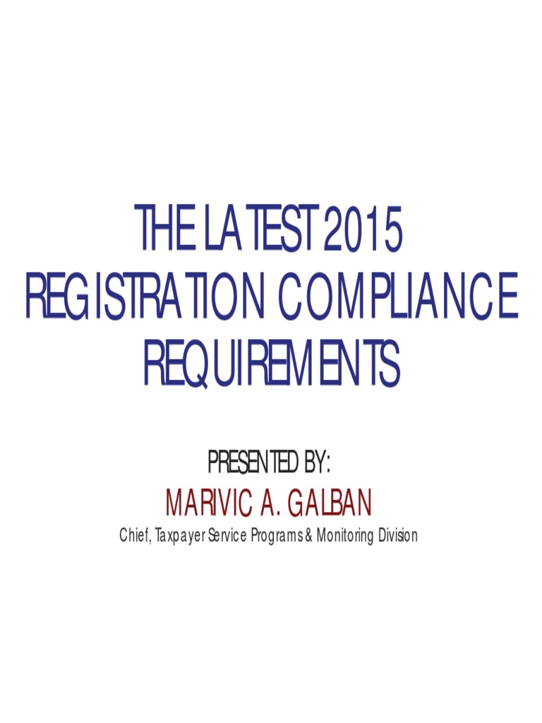 Bir Registration Requirements | PDF | Receipt | Invoice