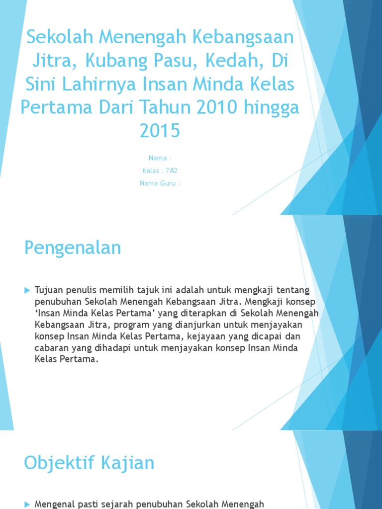 Contoh Slide Kerja Kursus Sejarah STPM | PDF