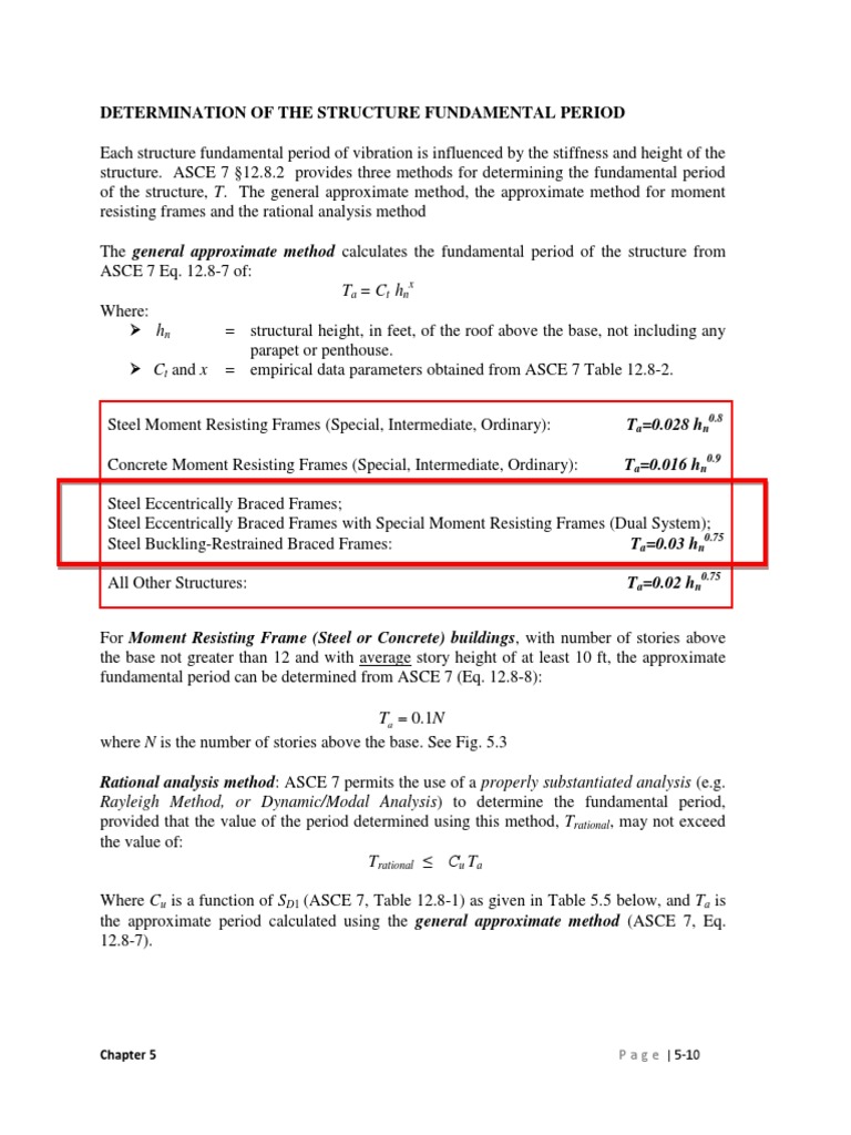 Determining Structure Fundamental Period | PDF | Framing (Construction ...