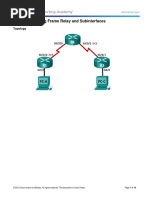 10.4.3 Packet Tracer - Basic Device Configuration | PDF