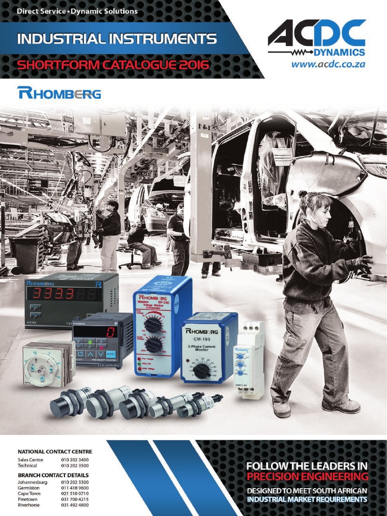 Catalogo Rhomberg 2016 Componentes Industriales | PDF | Power Supply ...