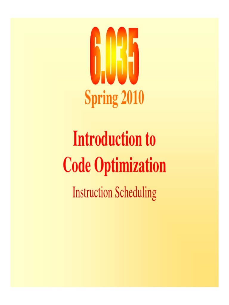 MIT6 035S10 Lec13 | PDF | Integrated Circuit | Computer Programming