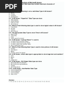 Ms access practical questions | Microsoft Access | Databases