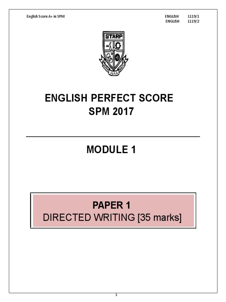 Essay MOdule SPM 2017 | PDF | Adolescence | Traffic Congestion