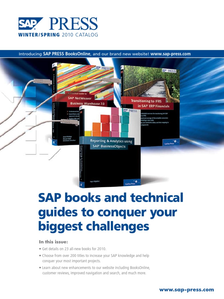 SAP PRESS - Catalog - 2010 PDF | PDF | Sap Se | Business Intelligence