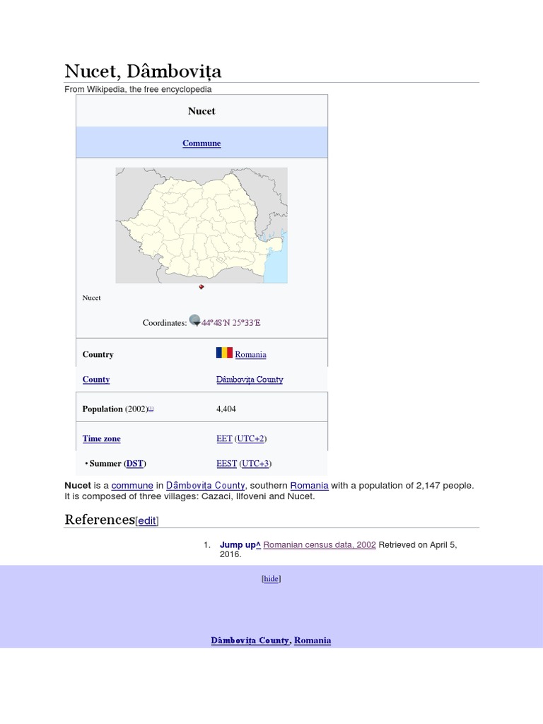 Nucet | PDF | Wikipedia | Online Services