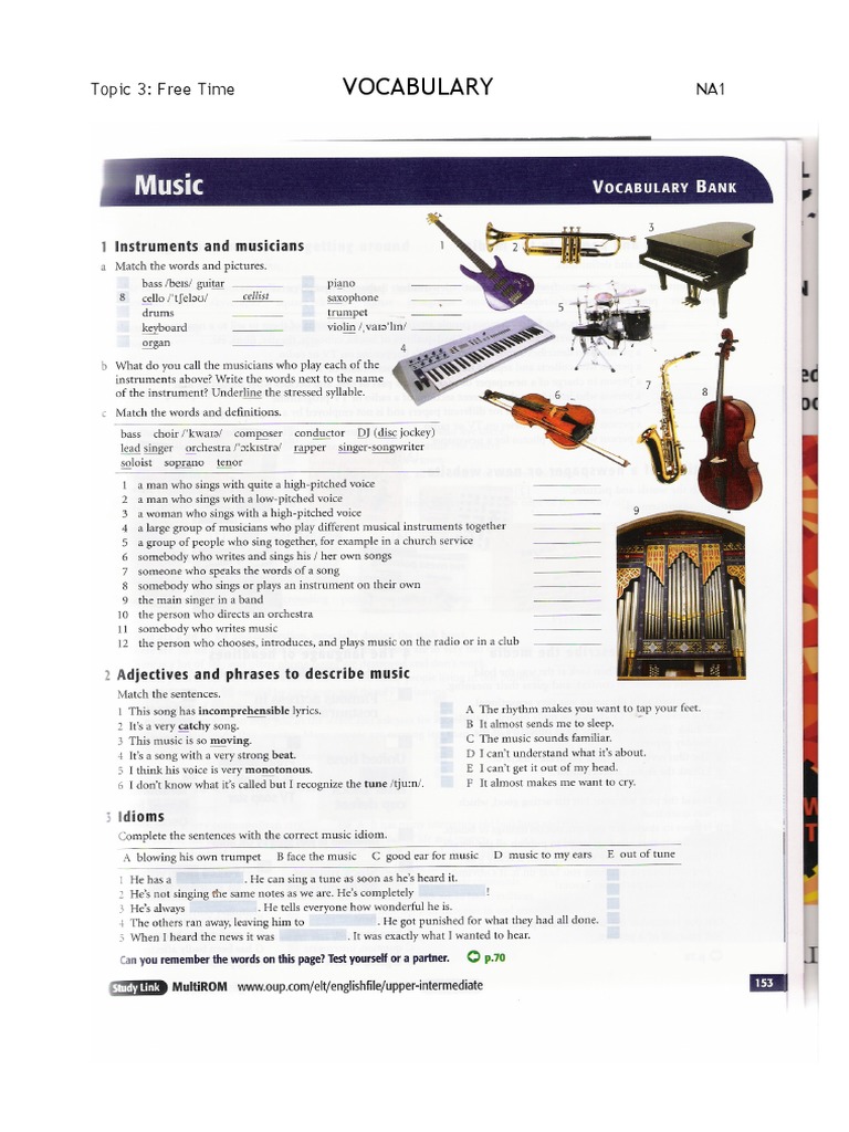 Music Vocabulary | PDF