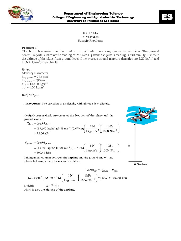 ENSC 14a Problem Set 1 | PDF