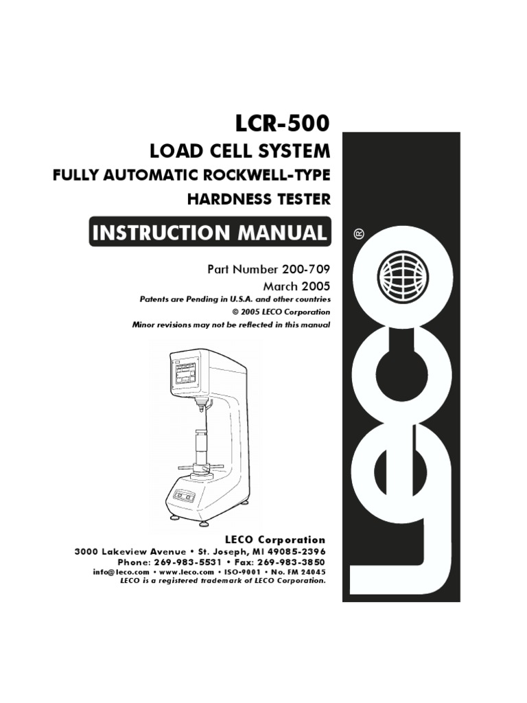 LCRmanual | PDF | Mechanical Engineering | Computing And Information ...