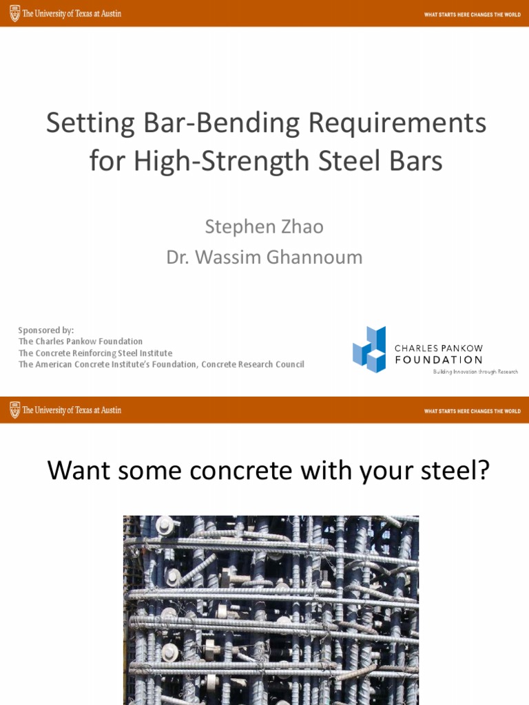 High-Strength Steel Bar Bend Testing | PDF | Fracture | Industries