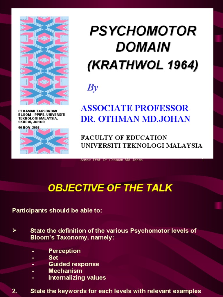 Psychomotor OJ | PDF | Perception | Human Nature