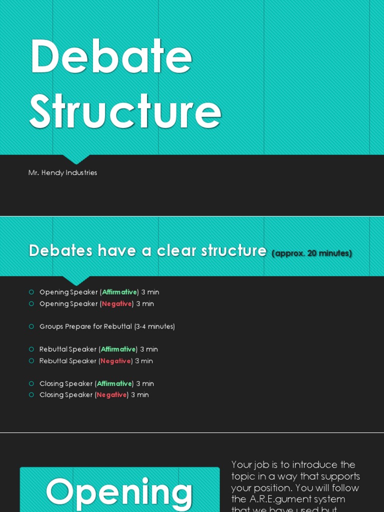 Debate Structure | PDF | Public Sphere