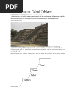 Sistema Talud y Tablero en Mesoamérica | PDF | Arte