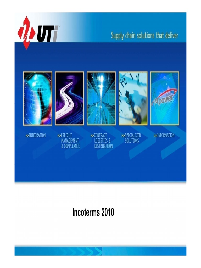 Incoterms Process Presentation Rev 1 PDF | PDF | Bienes de consumo ...