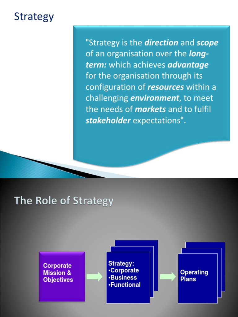 Strategy: Term: Which Achieves Advantage | PDF